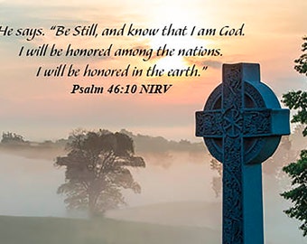 Spiritual Magnet With Bible Verse Psalm 62:5 NIRV - Etsy