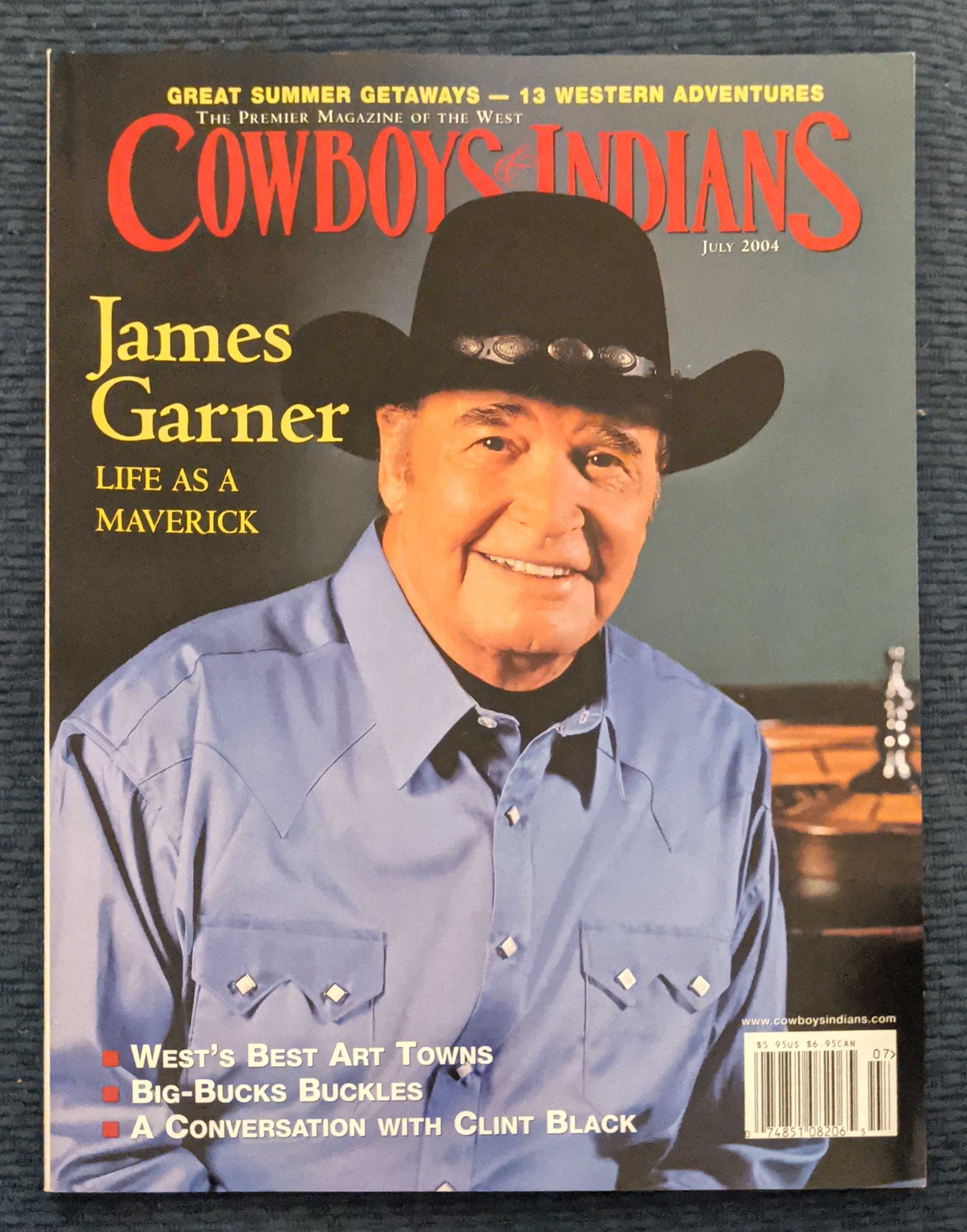 Cowboys & Indians - James Garner - July 2004 - Etsy