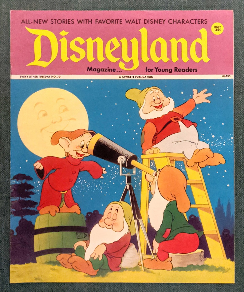 Disneyland Magazine - No. 70 Snow White's Dwarves - Etsy