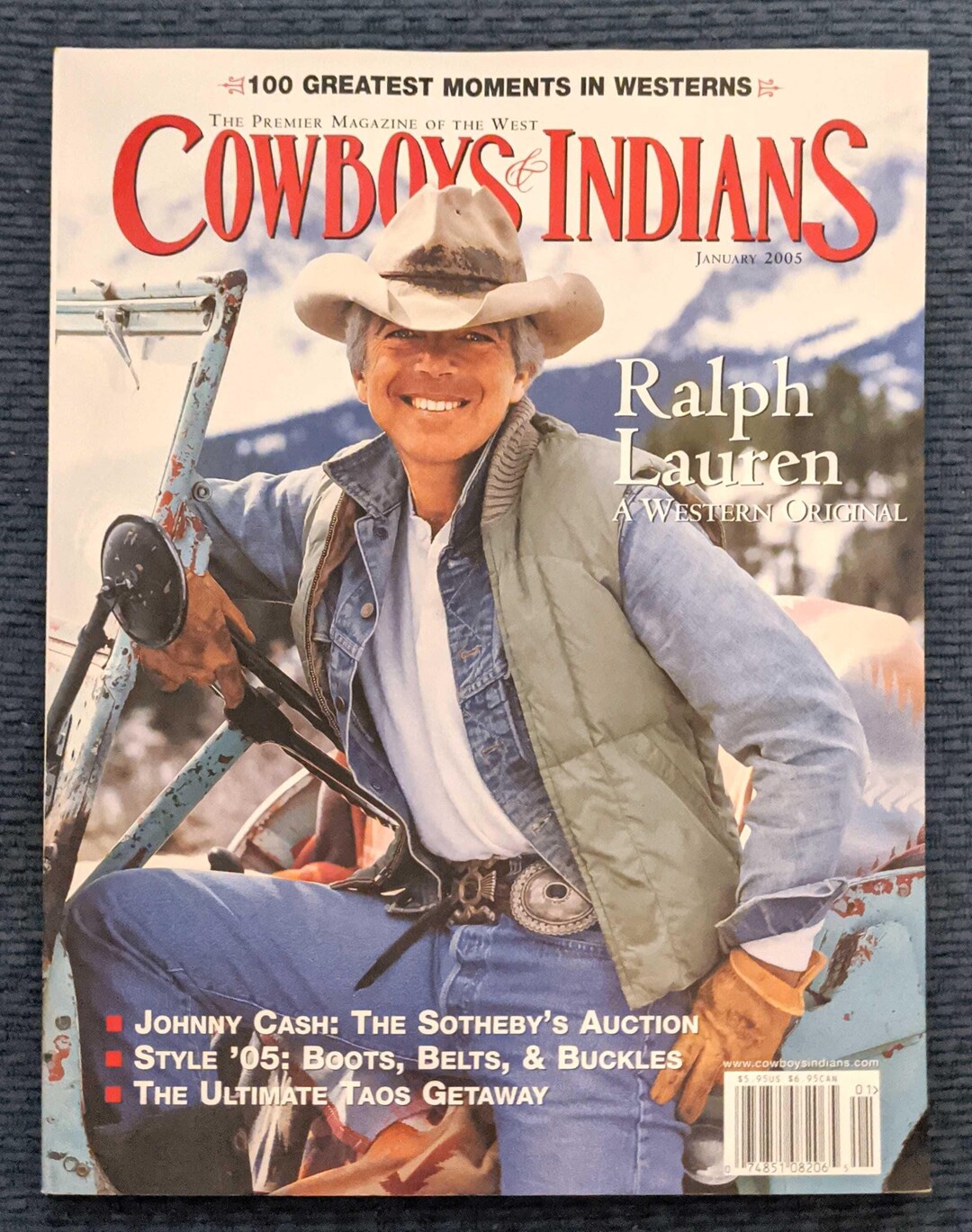 Cowboys & Indians - Ralph Lauren - January 2005 - Etsy