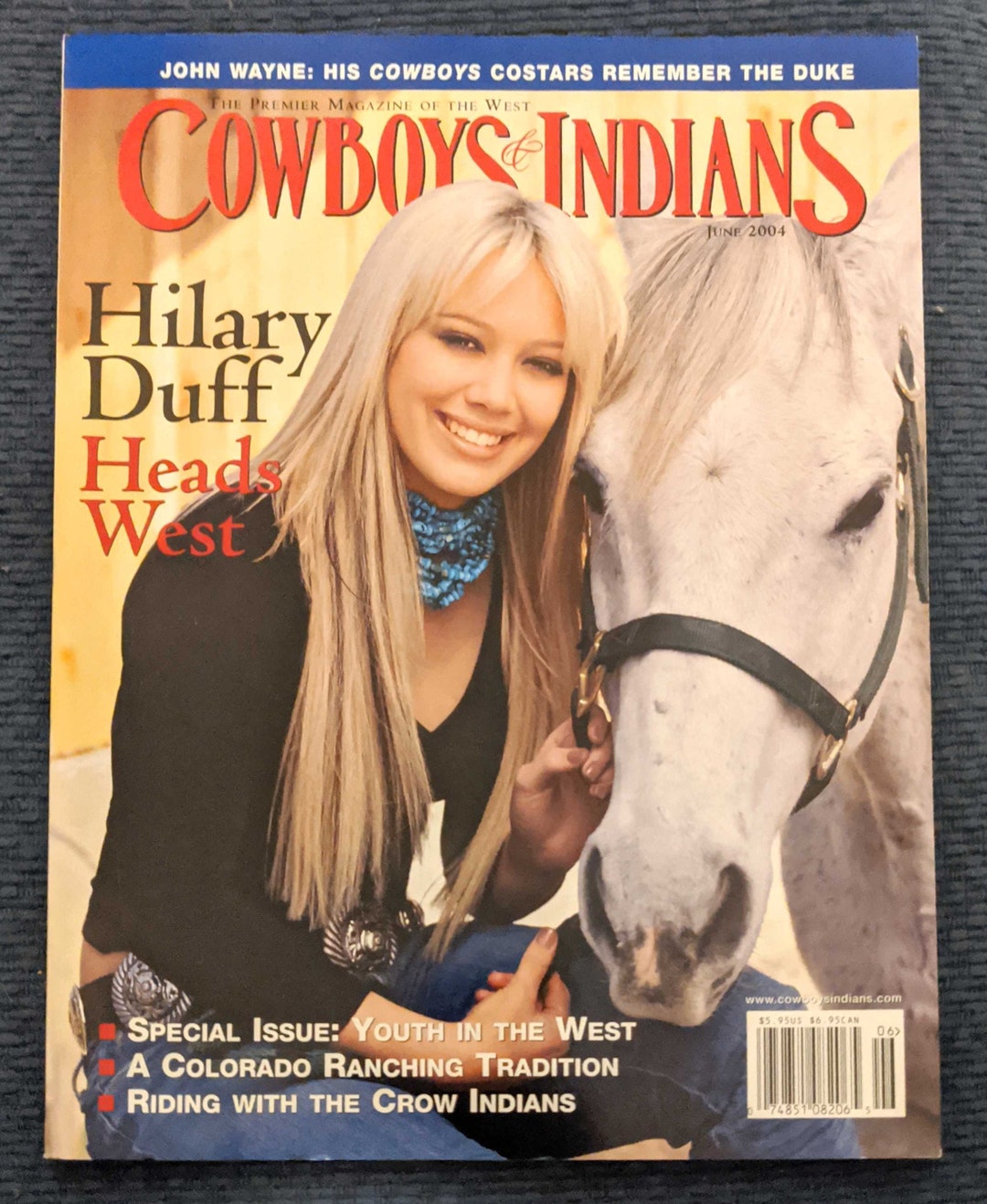 Cowboys & Indians - Hilary Duff - June 2004 - Etsy