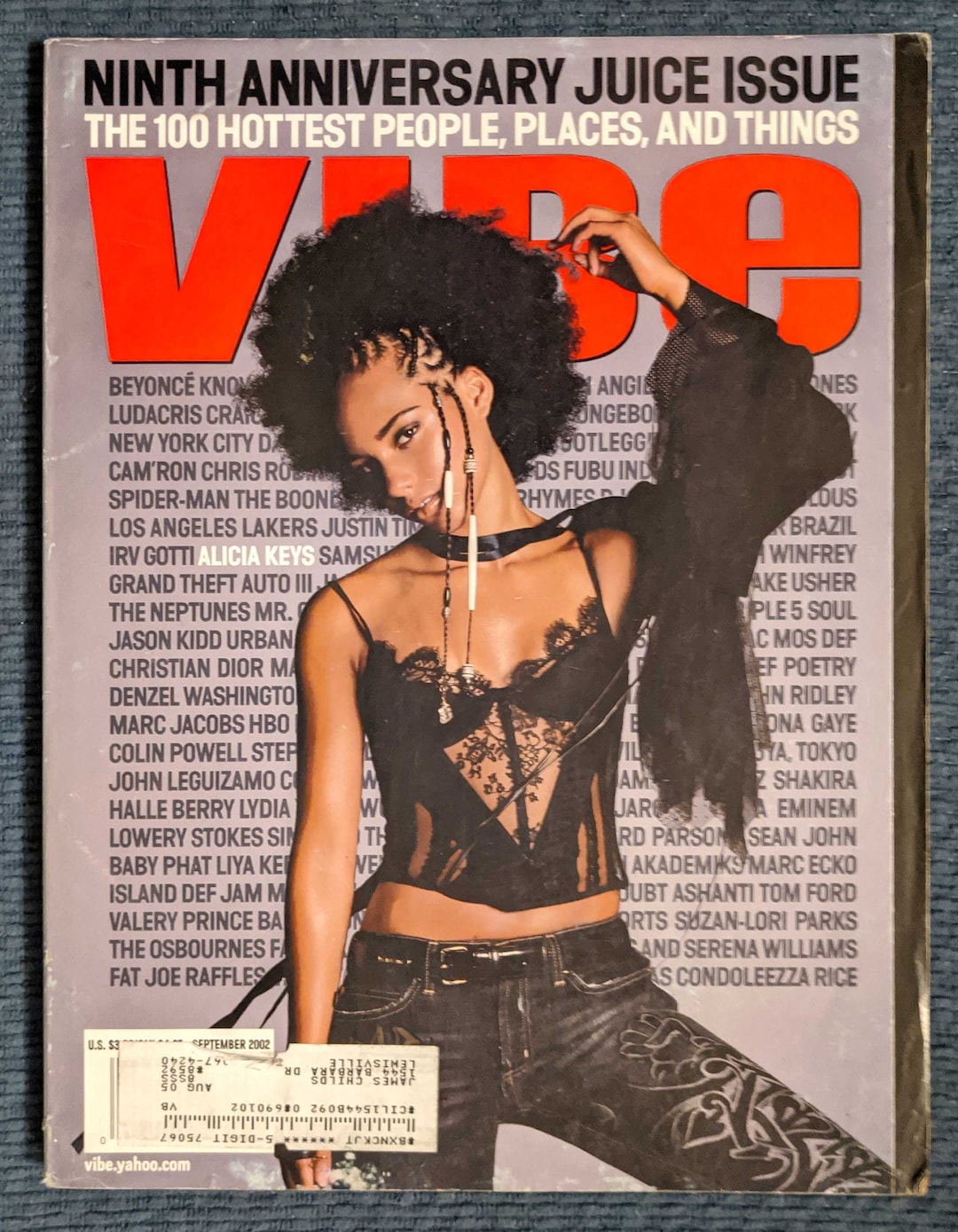 Vibe Magazine - September 2002 Alicia Keys - Etsy Vibe Magazine - September 2002 Alicia Keys - Etsy