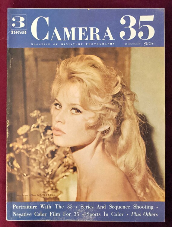 Camera 35 Magazine of Miniature Photography No. 3 1958 - Etsy