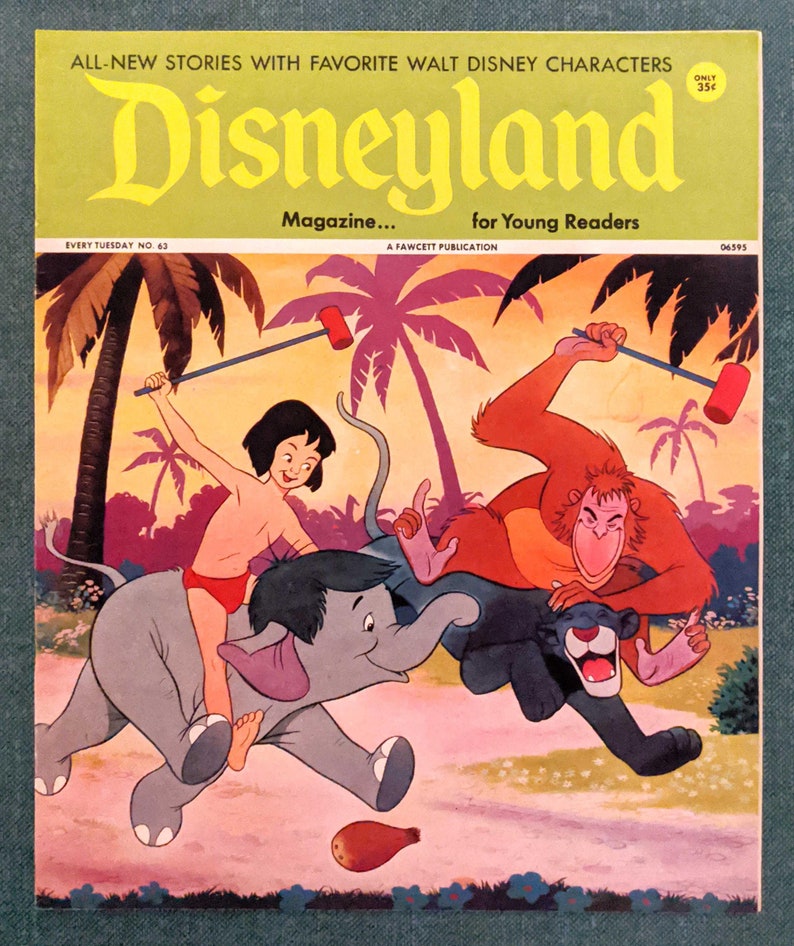 Disneyland Magazine - No. 63 Jungle Book - Etsy