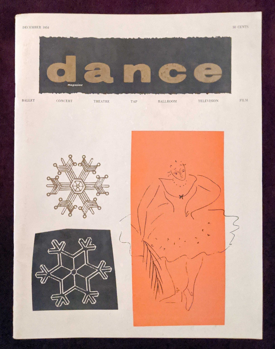 Dance Magazine December 1954 - Etsy