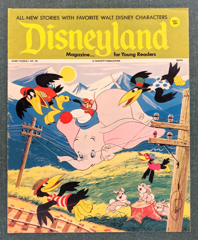 Disneyland Magazine - No. 39 Dumbo - Etsy