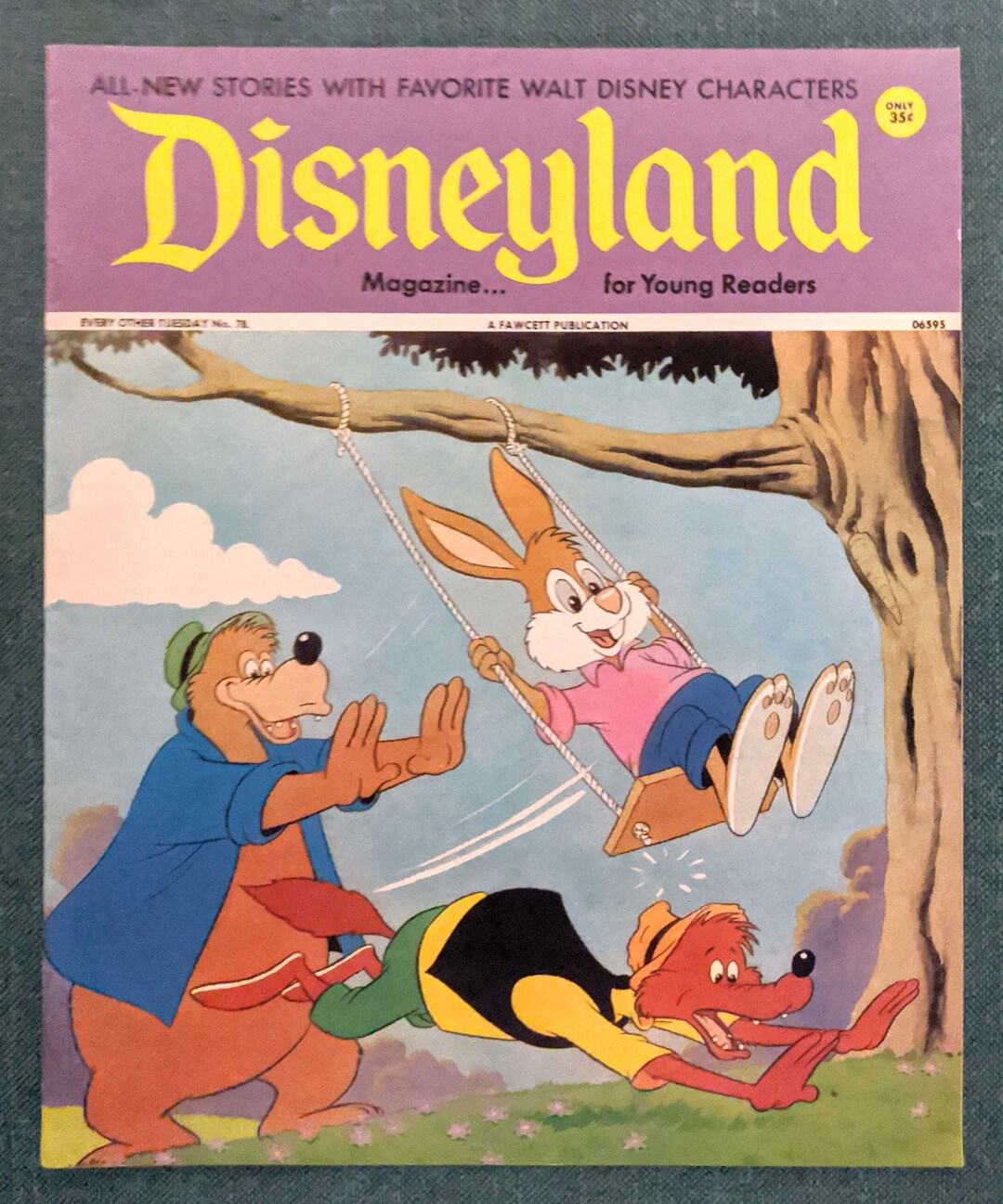 Disneyland Magazine - No. 78 Br'er Bear, Rabbit, Fox - Etsy