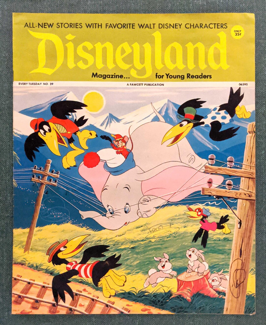 Disneyland Magazine - No. 39 Dumbo - Etsy