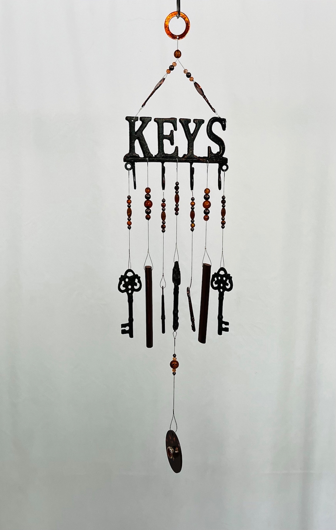 Key Chime, Hand Made,recycled Items, Patio, Deck, Porch, Outdoor Living ...