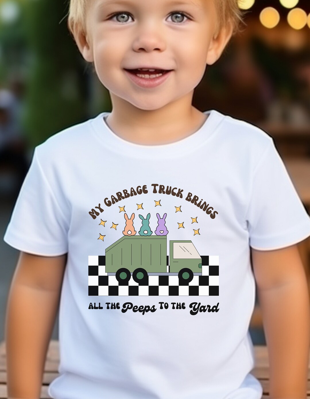 My Garbage Truck Brings All the Peeps to the Yard, Trash Truck Easter ...