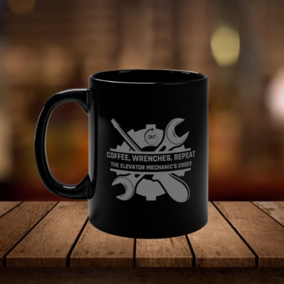 Elevator Mechanic's Creed Mug Father's Day Gift Dad Gift Boyfriend Gift ...