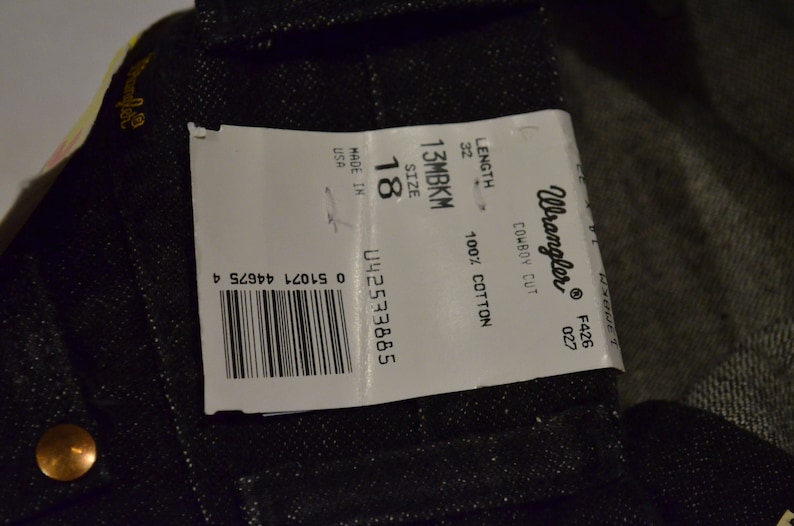 NEW Deadstock 1990s Wrangler Pro Rodeo Misses 18 Pro Cowboy Cut ...