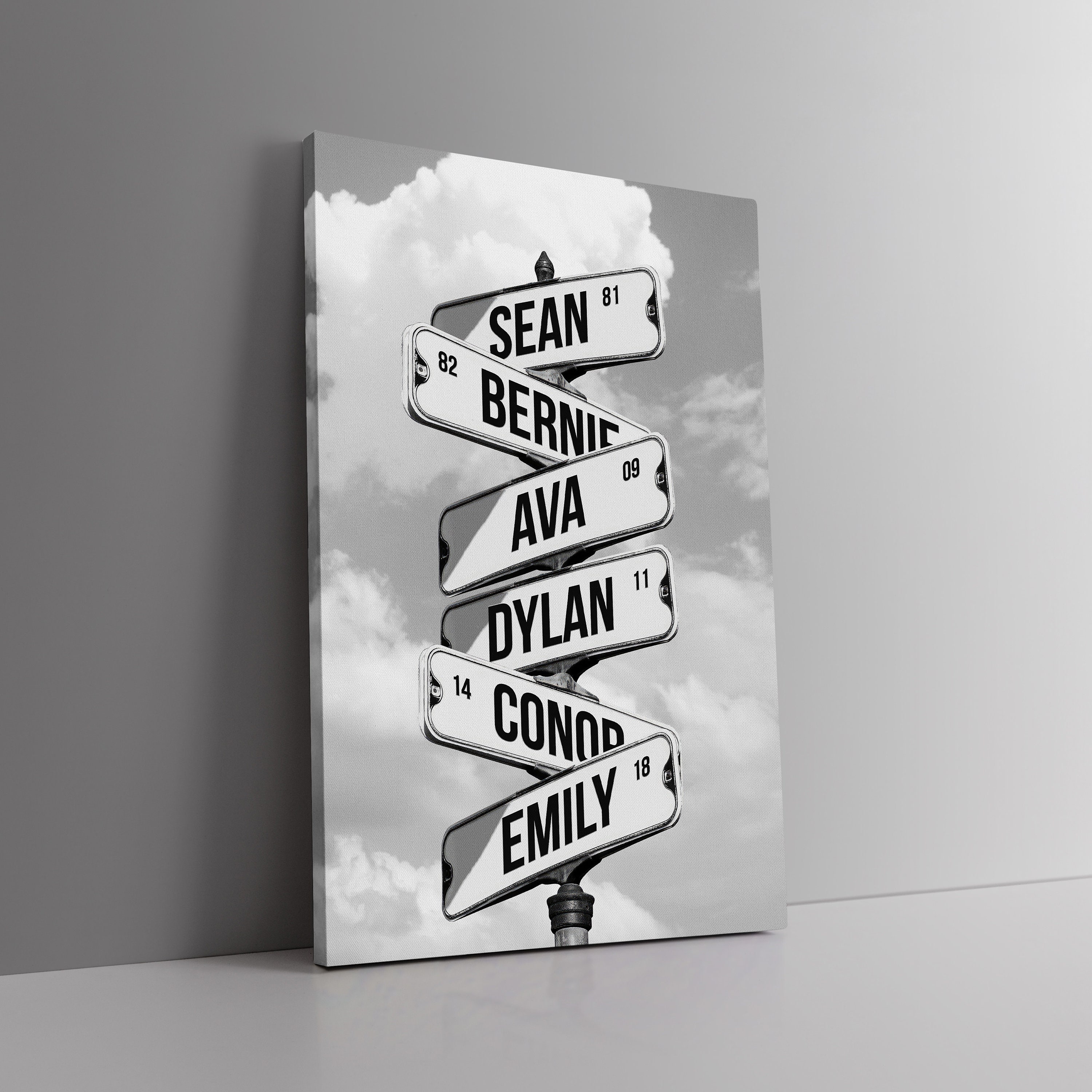 Personalised Street Sign Custom Family Street Sign Beautiful Family ...