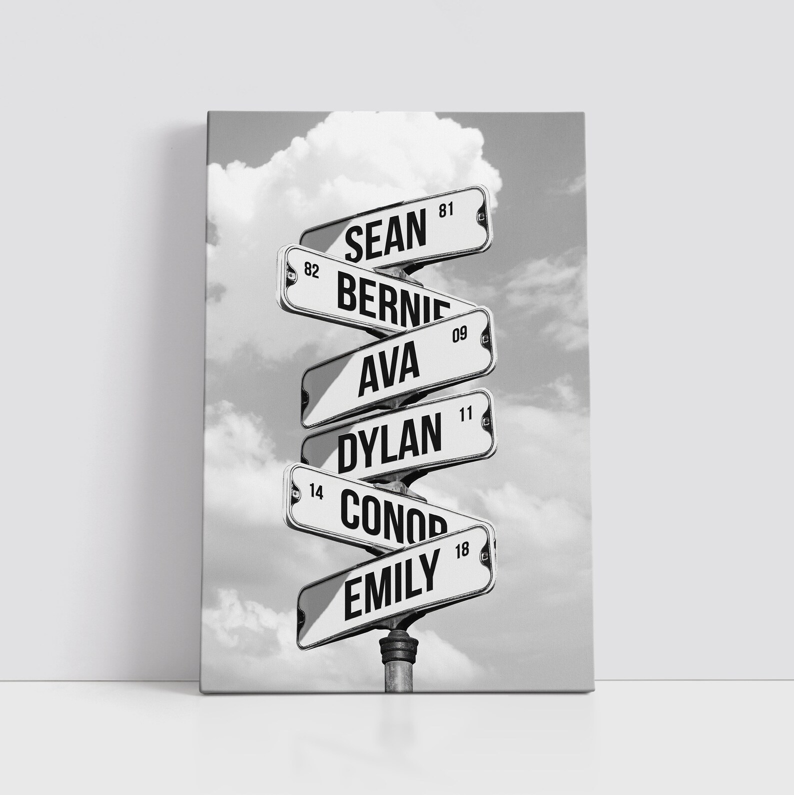 Personalised Street Sign Custom Family Street Sign Beautiful Family ...