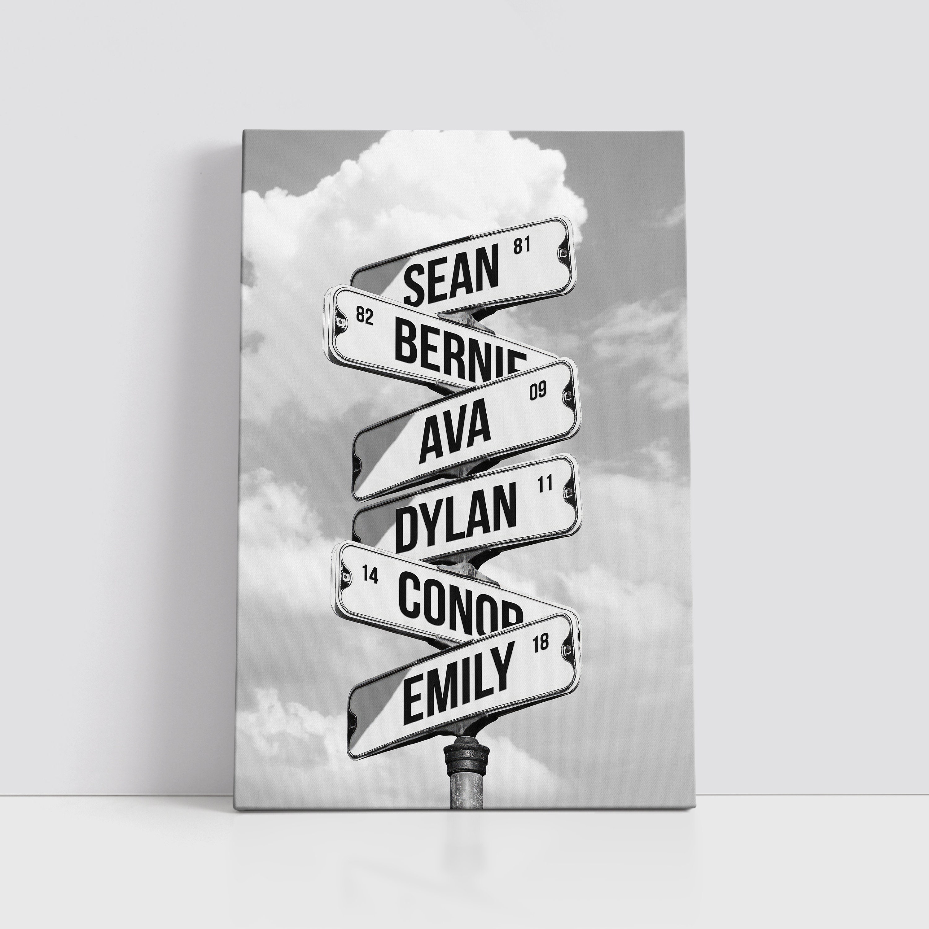 Personalised Street Sign Custom Family Street Sign Beautiful Family ...