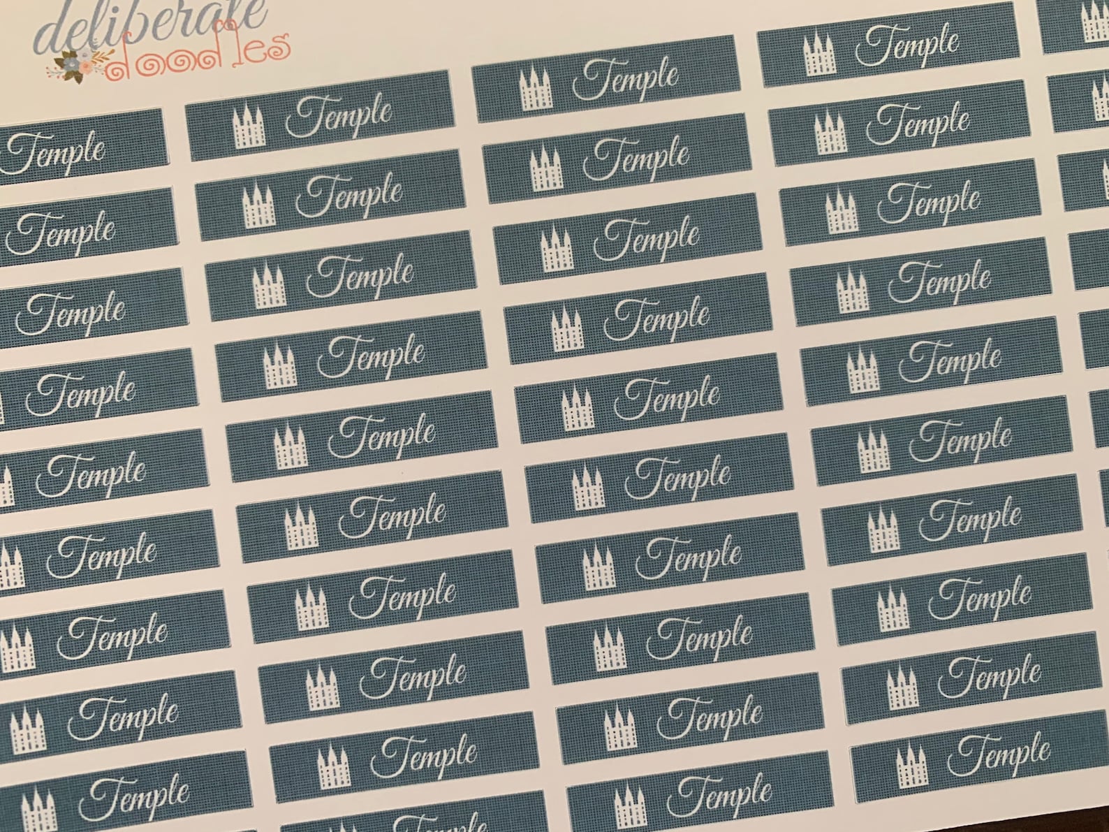 LDS Temple Planner Stickers Made to Fit the Mormon Mom Planner or Erin ...