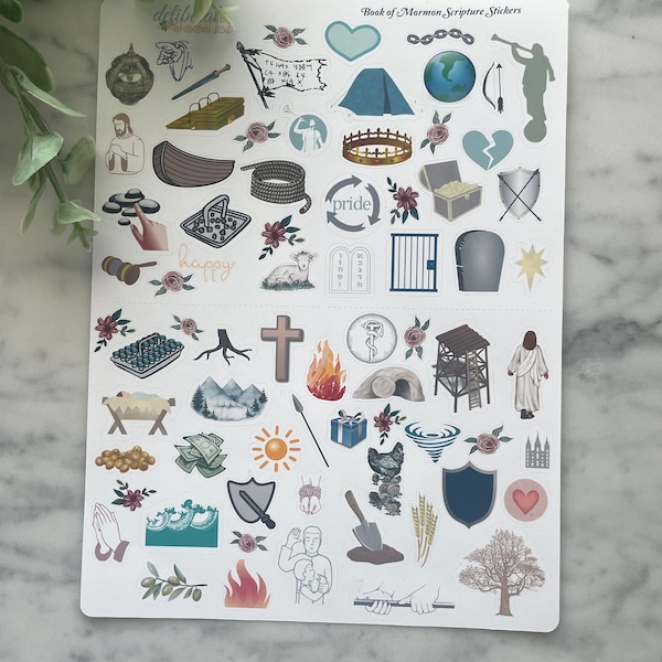 Lds Book of Mormon Sticker - Etsy
