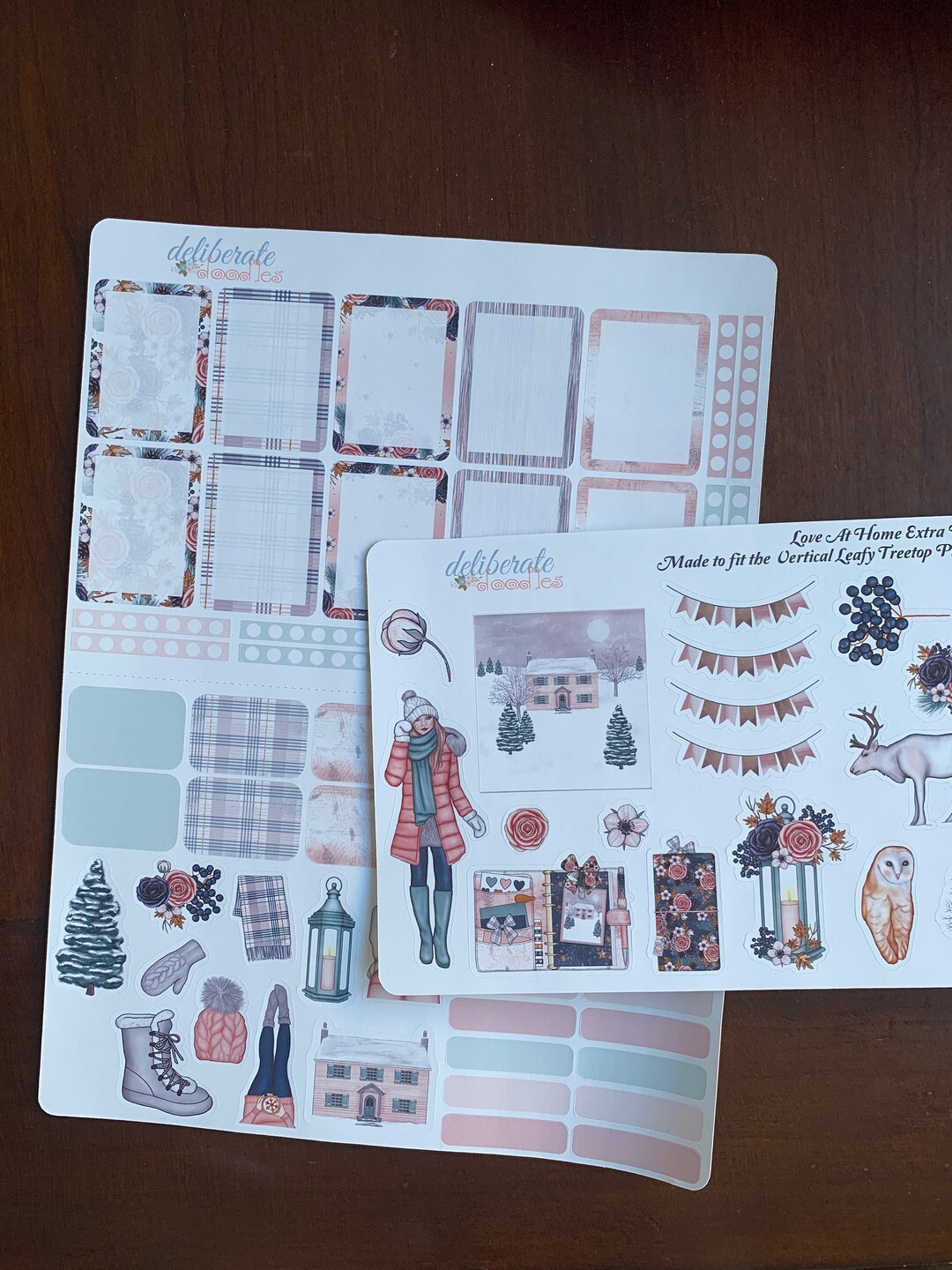 Love at Home Monthly Planner Sticker Kit Made Go for the Leafy Treetop ...