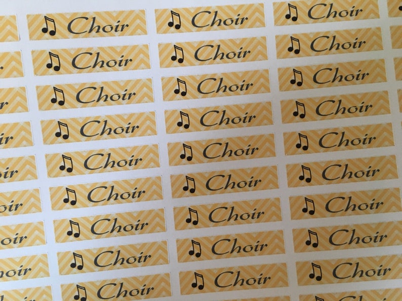 Choir Planner Stickers -- Made to Fit the Mormon Mom Planner & Mom on ...