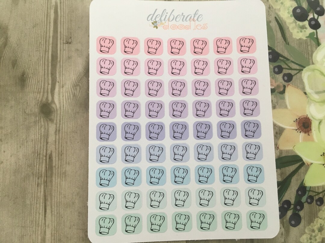 Cooking or Meal Planning Stickers -- Made to Fit the Leafy Treetop ...