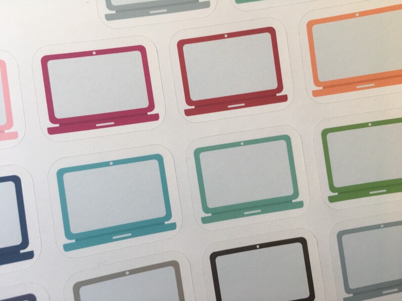 Laptop Planner Stickers - Etsy