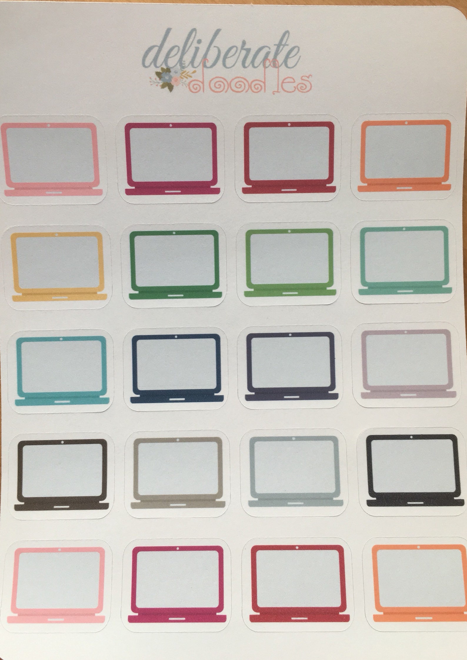 Laptop Planner Stickers | Etsy