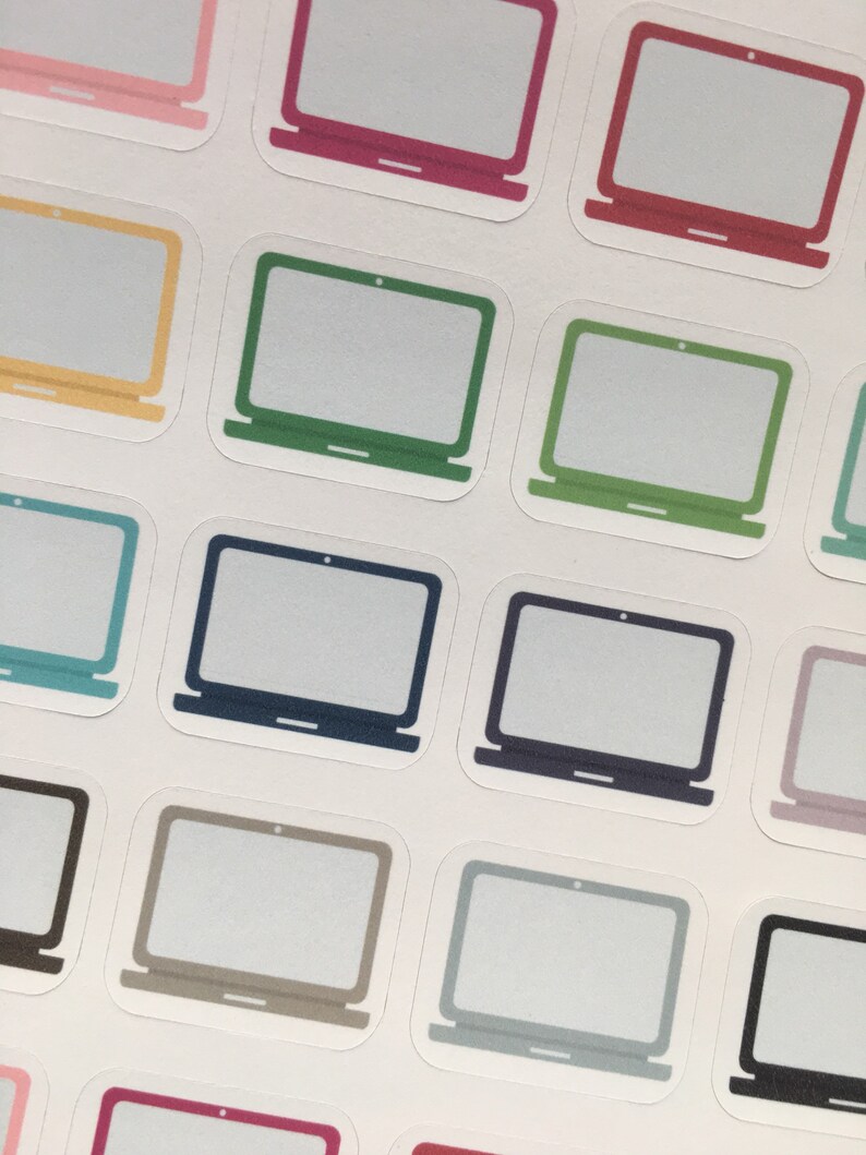 Laptop Planner Stickers - Etsy