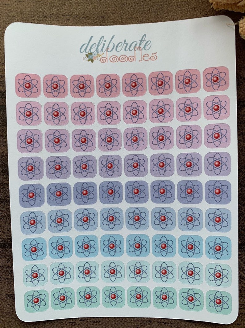 School Subject Icon Stickers Made to Fit the Leafy Treetop - Etsy