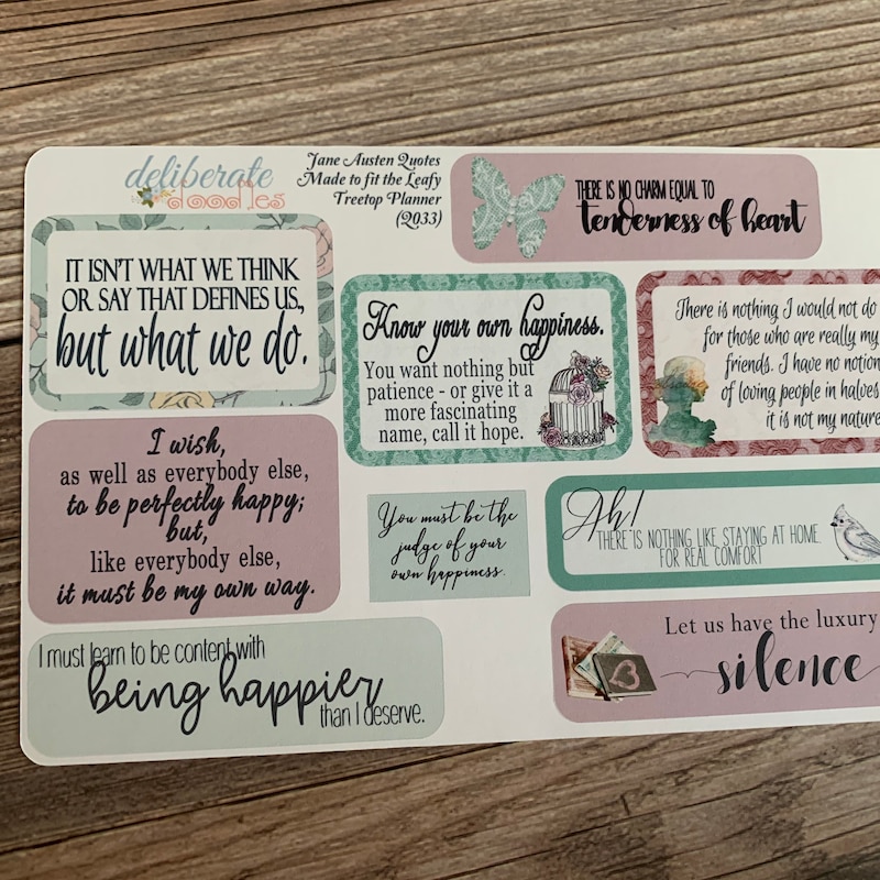 Jane Austen Sticker - Etsy