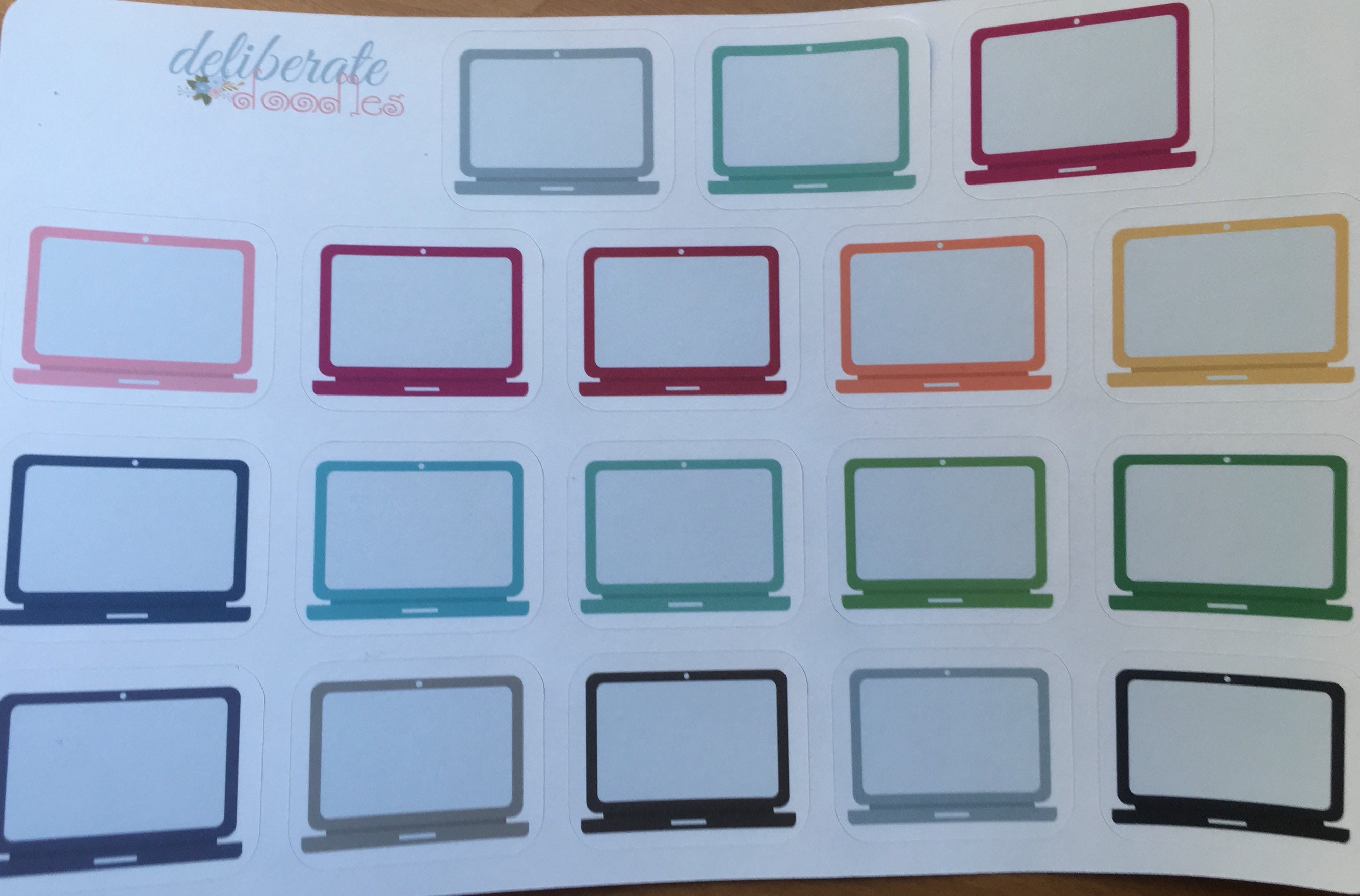 Laptop Planner Stickers | Etsy