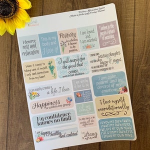 Positive Affirmation Quotes -- Made to Fit the Deliberate Doodles, Erin ...