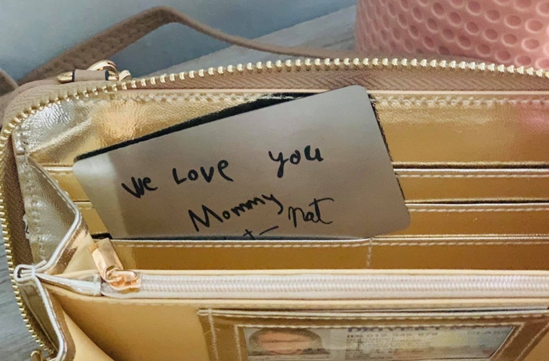 Handwriting Gift Keepsake Fathers Day Mothers Day - Etsy