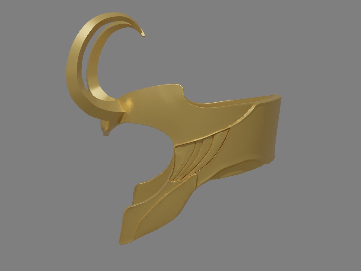 Loki Crown Helmet With Horns File for 3D Printing - Etsy