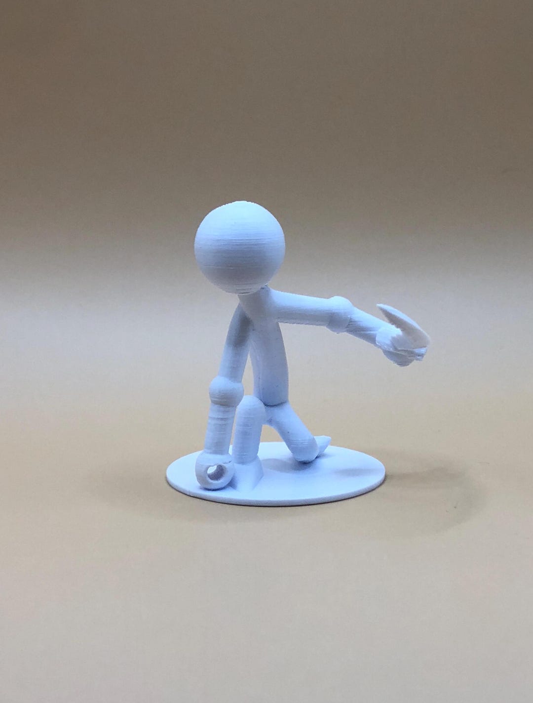 3D Printed Stick Figure With Dagger: Tabletop RPG Character - Etsy