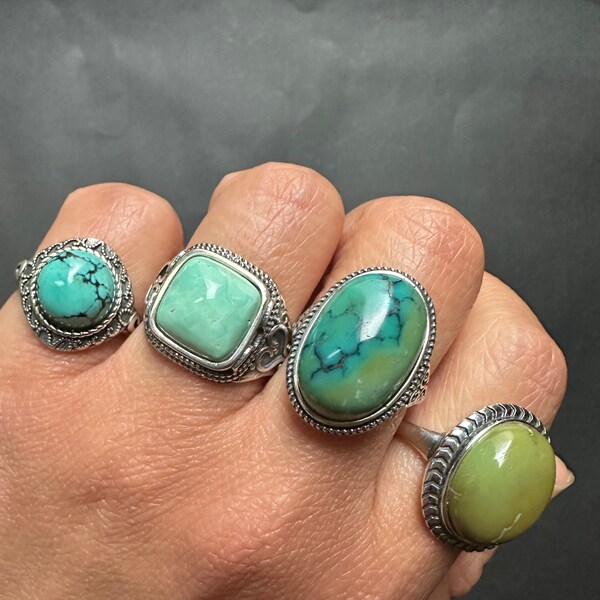 Tibetan Rings - Etsy
