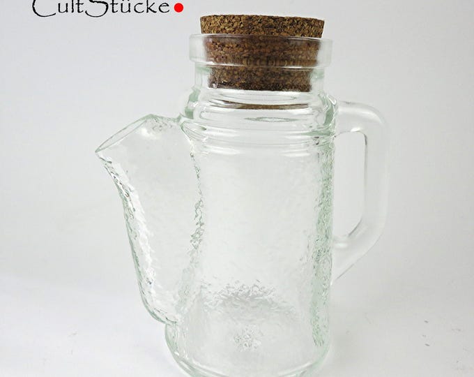 Vintage 60s WMF Nut Pot, Nut Jug, Nut Dispenser, Glass Cork Lid, Mid ...
