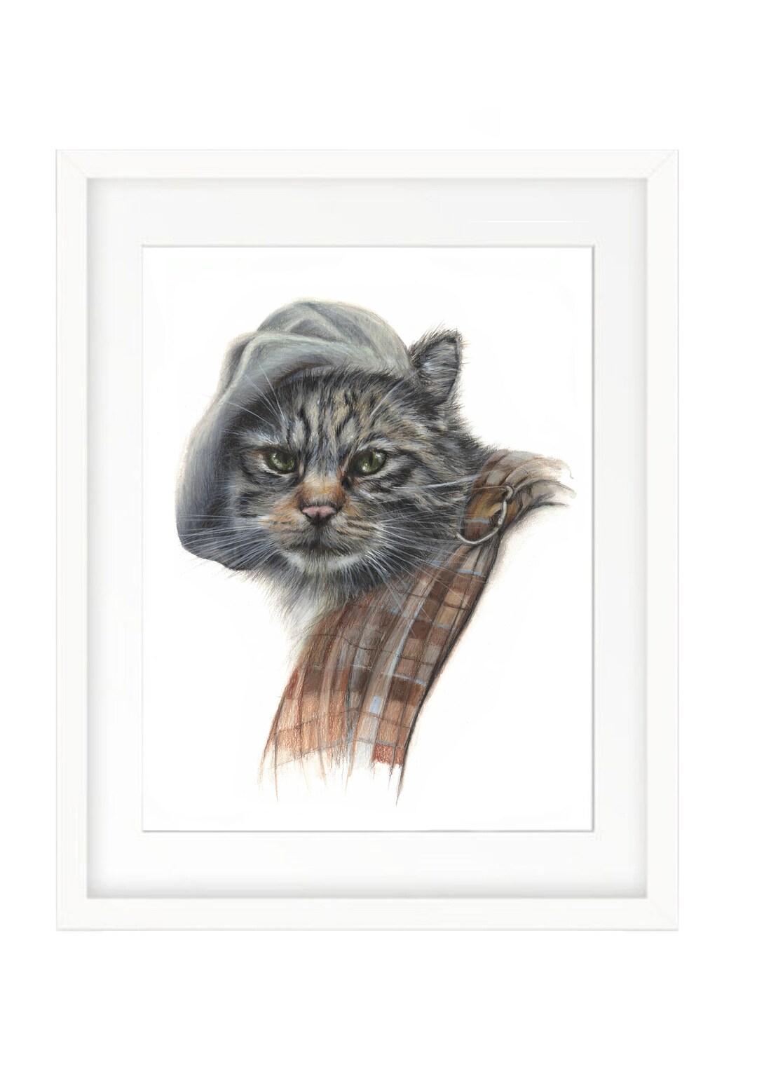 The Wild Outlander Cat (art Print) | Scottish Wildcat | Outlander ...