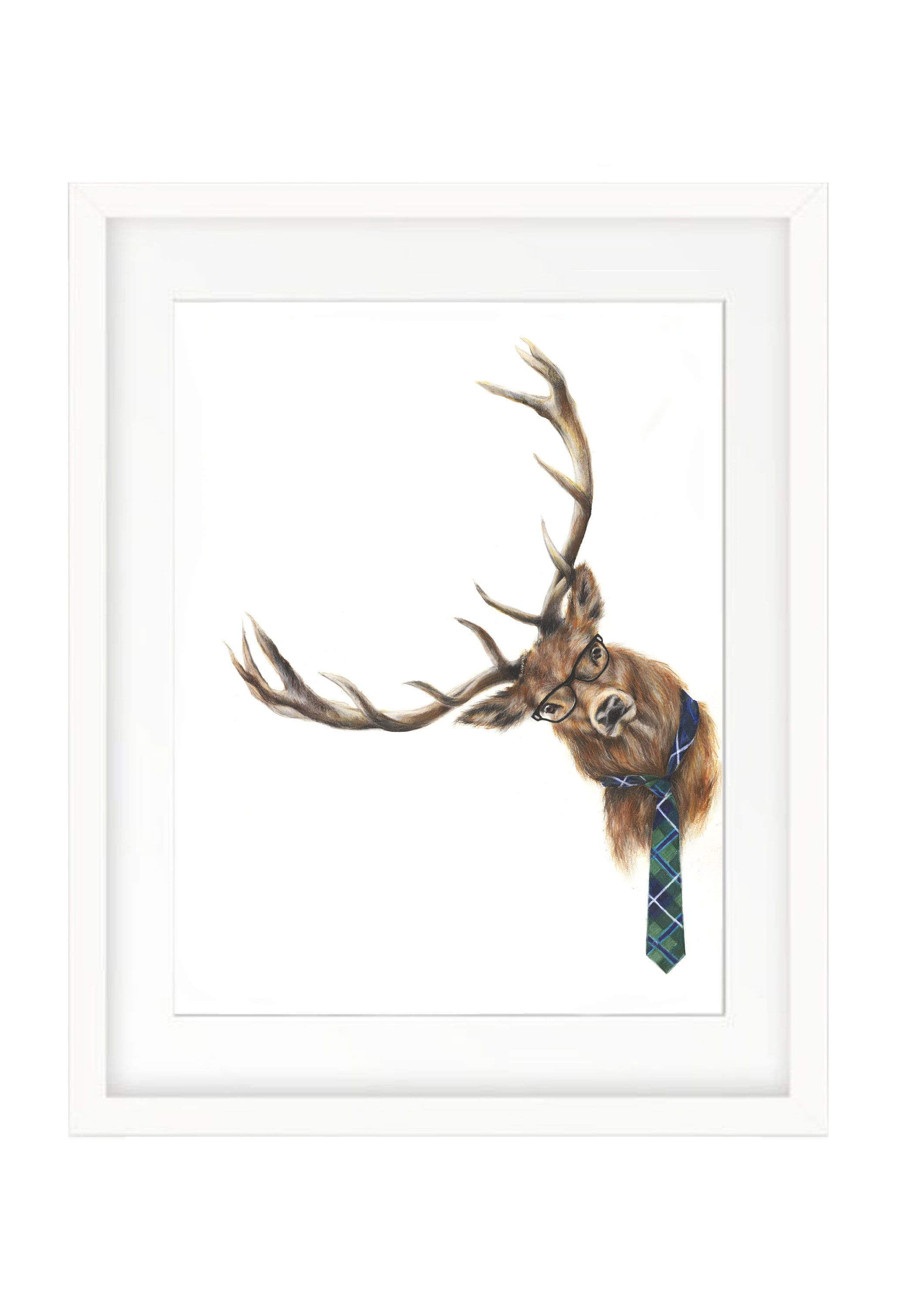 Corporate Scotland art Print Scottish Stag Scottish Stag | Etsy