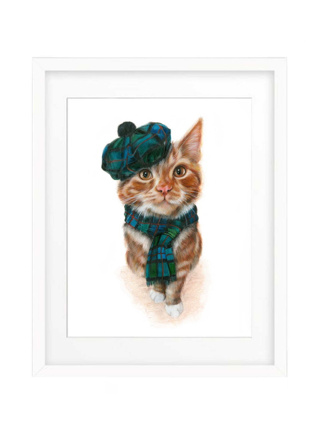 Tam O’ Ginger (art Print) - Etsy
