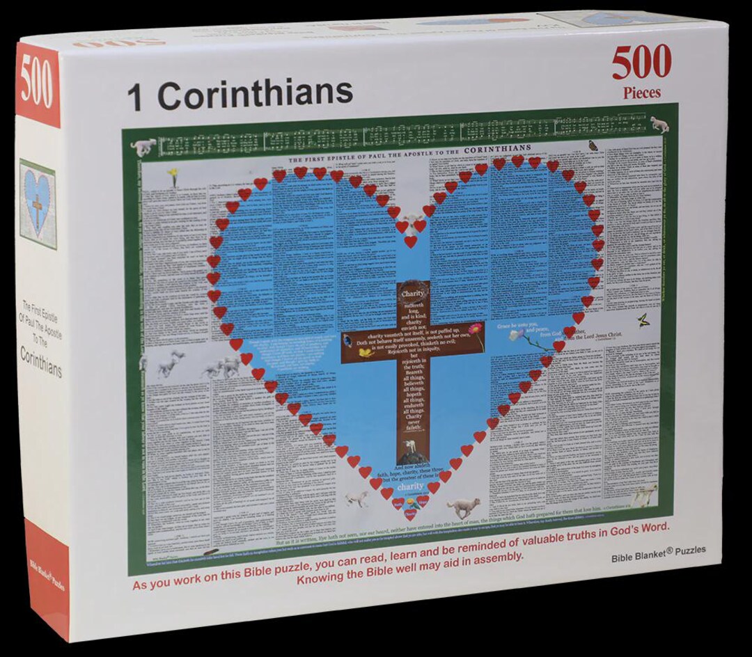 Bible Puzzle -1st Corinthians - 500 Piece Jigsaw Puzzle - Etsy
