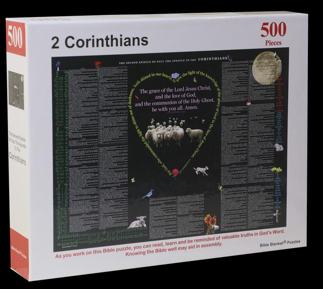 Bible Puzzle -2nd Corinthians - 500 Piece Jigsaw Puzzle - Etsy