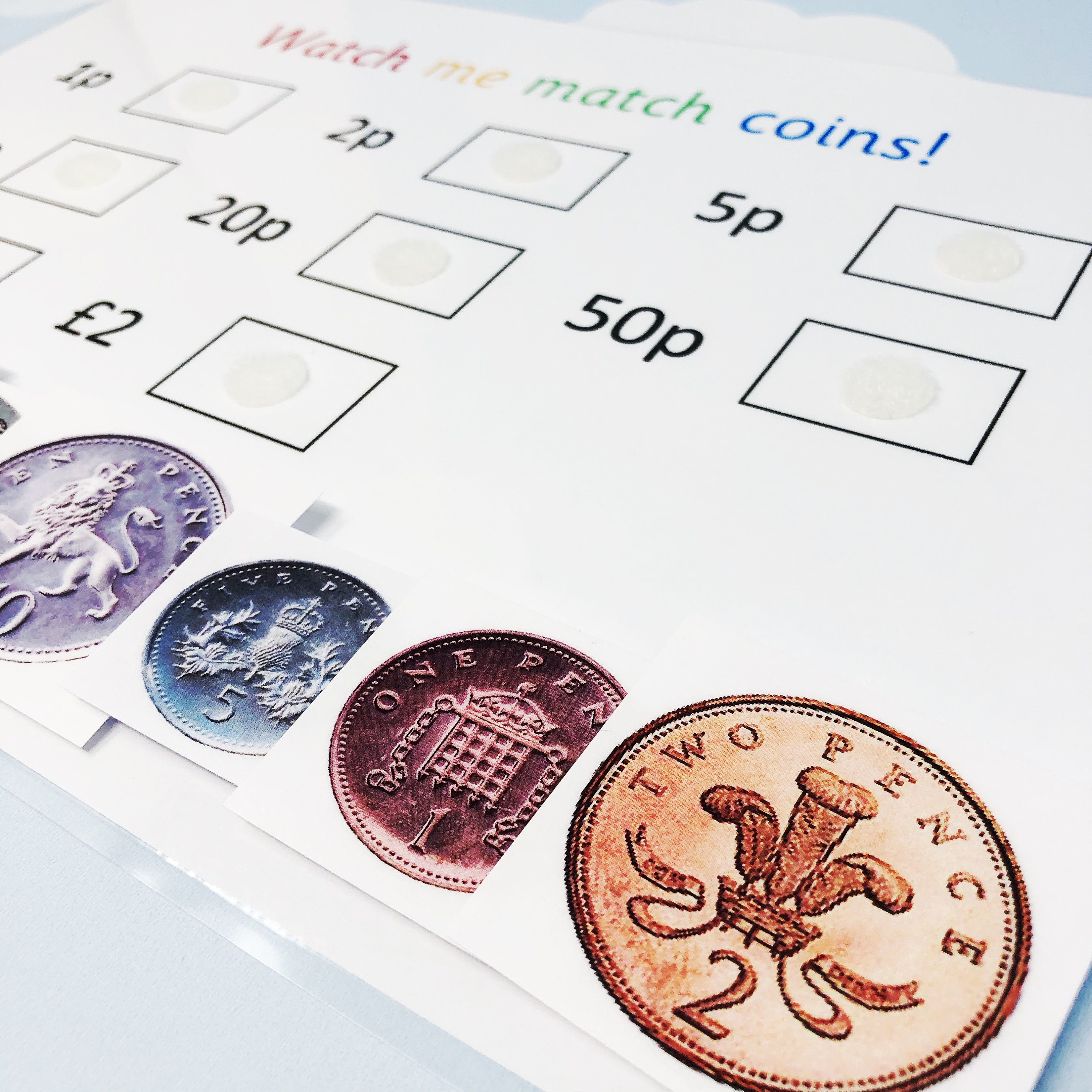 British Coins Learn Coins Learning Sheet Money Maths | Etsy