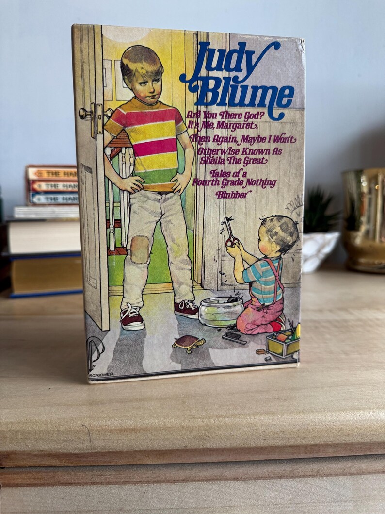 Vintage Judy Blume Book Set - Etsy