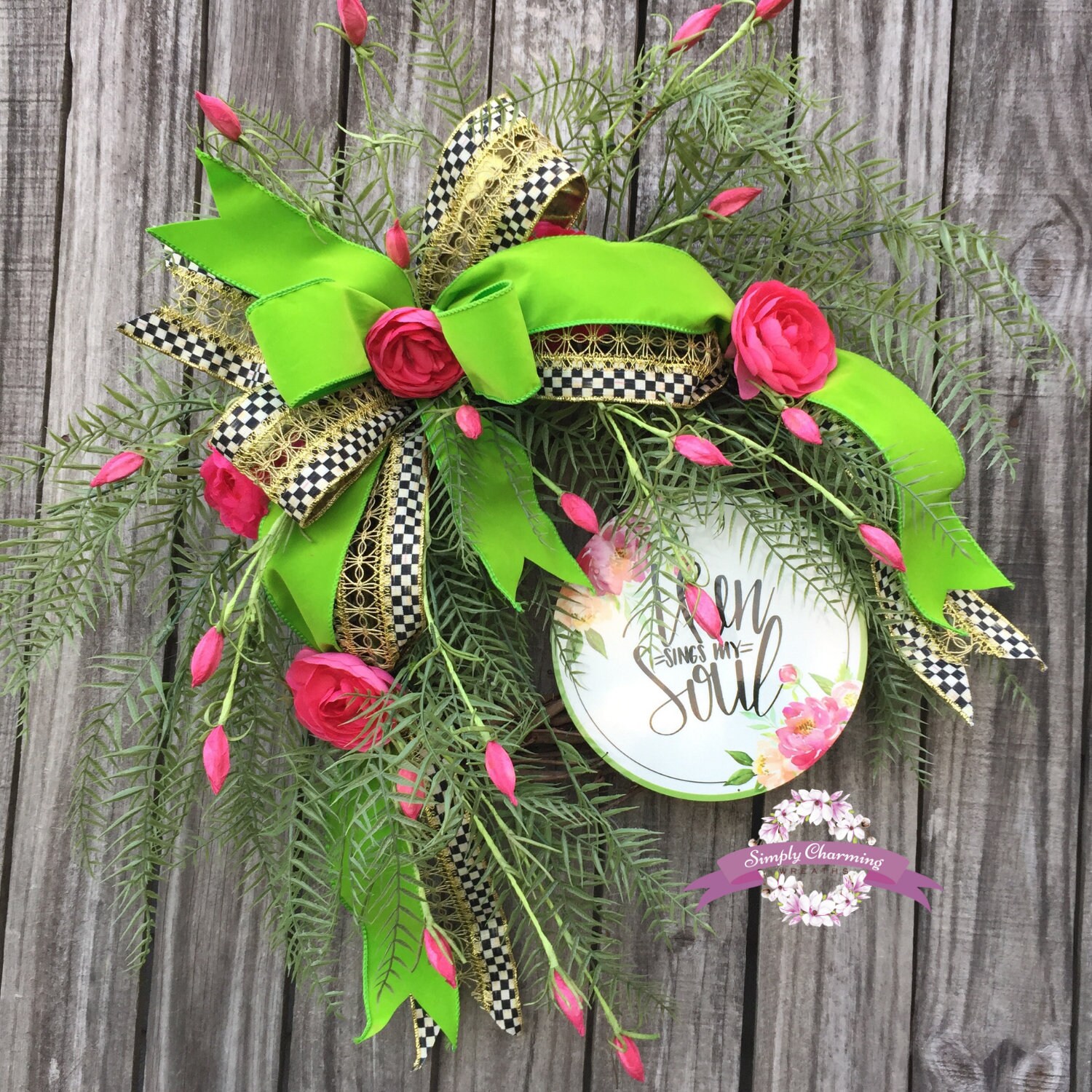 Everyday Grapevine Wreath, Inspirational Wreath, Religious Christian ...