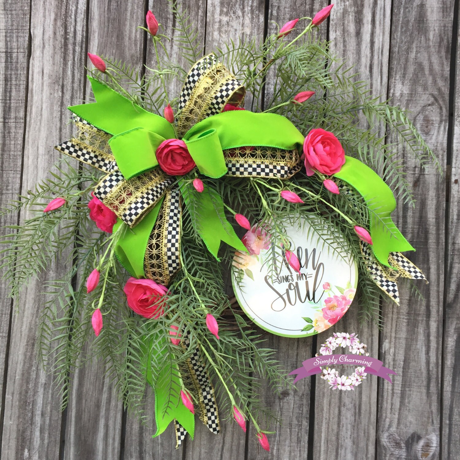 Everyday Grapevine Wreath, Inspirational Wreath, Religious Christian ...