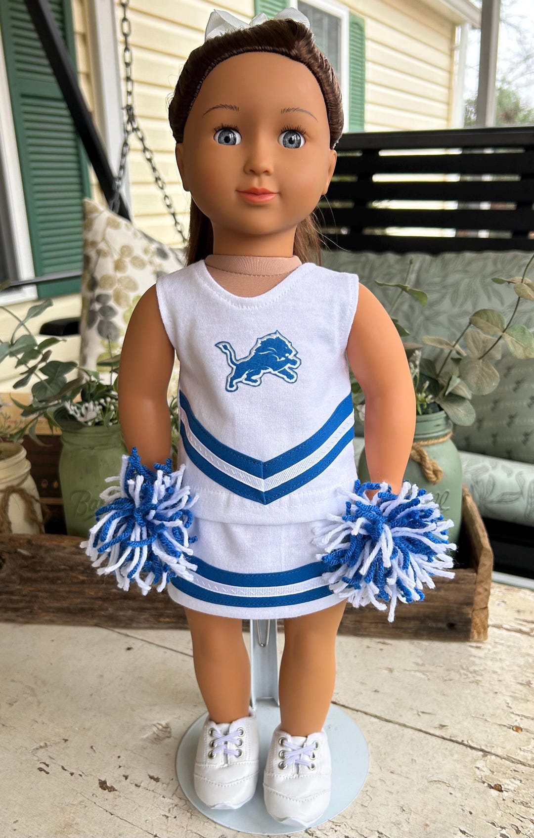 Detroit Lions Cheer Outfit for 18” Doll - Etsy