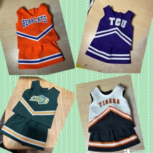 Your Team Cheer Uniforms! Made to Order. (DOLL NOT INCLUDED) - Etsy