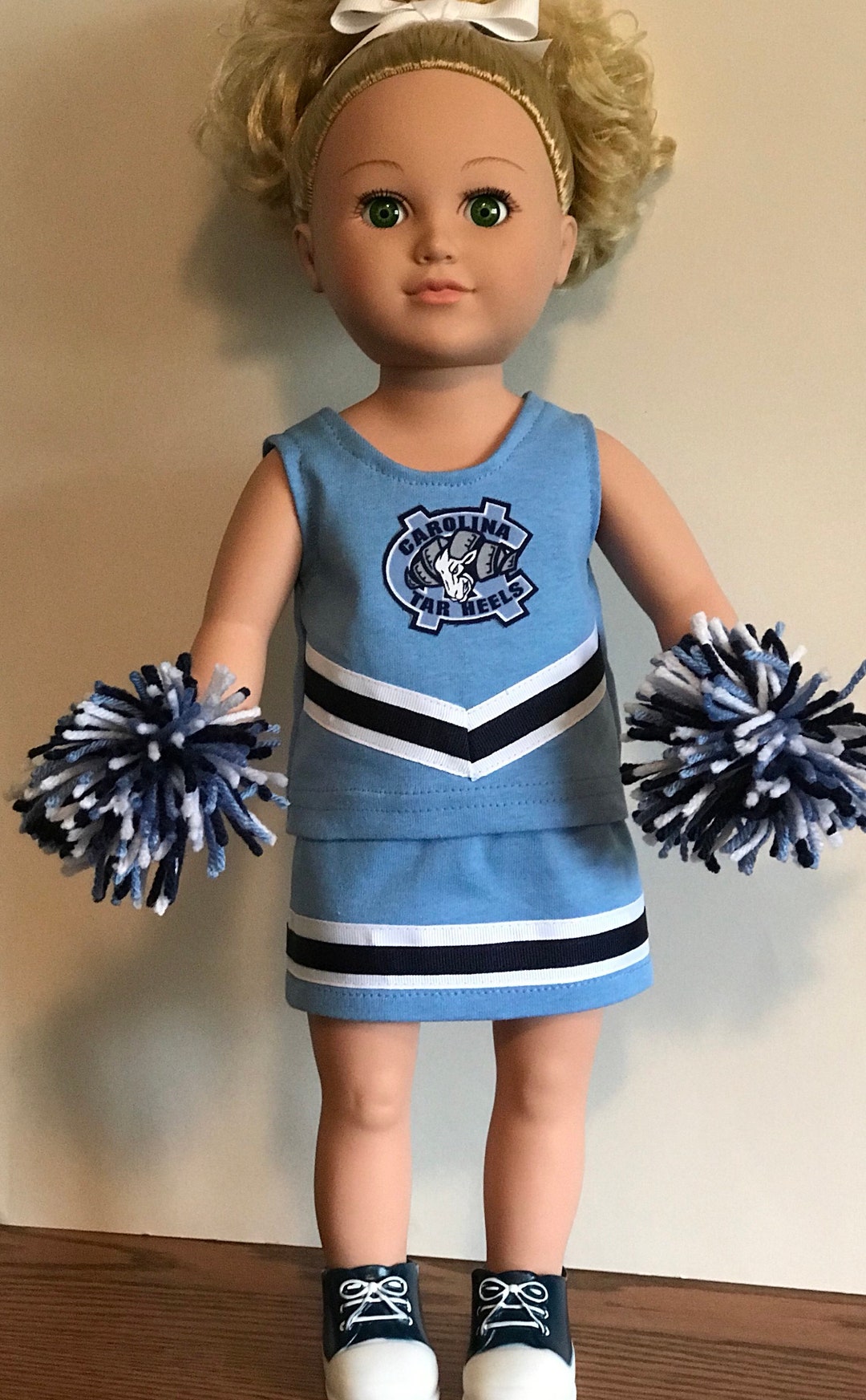 UNC Tar Heels Cheer Outfit for 18" Doll (DOLL NOT Included) - Etsy