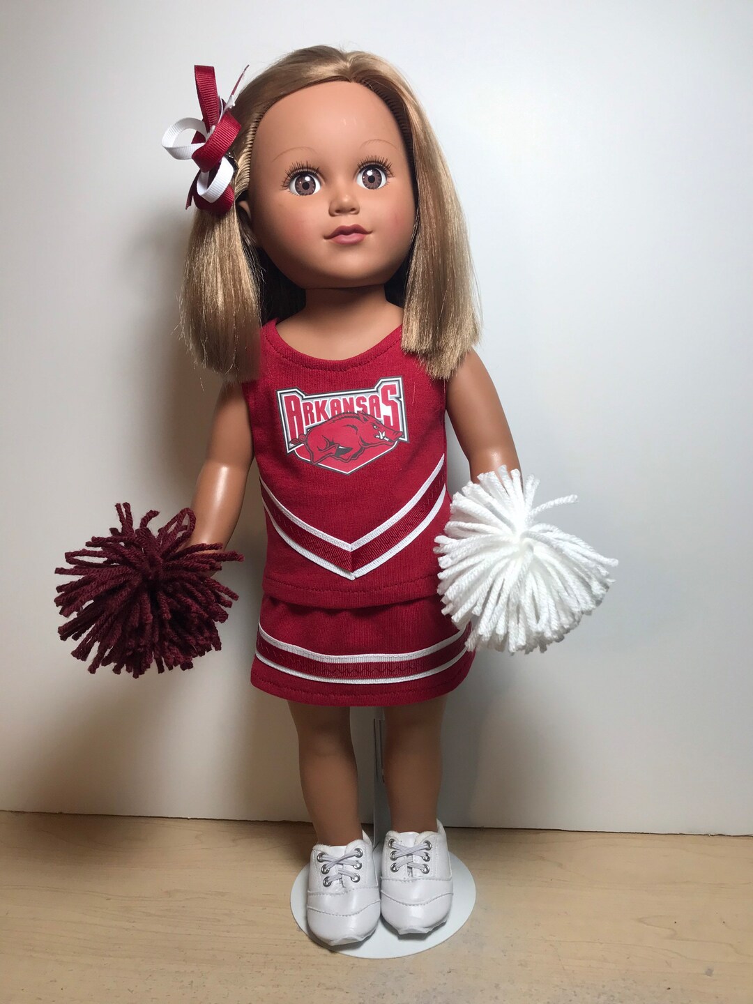Arkansas Razorbacks Cheer Outfit for 18" Doll (DOLL NOT INCLUDED) - Etsy