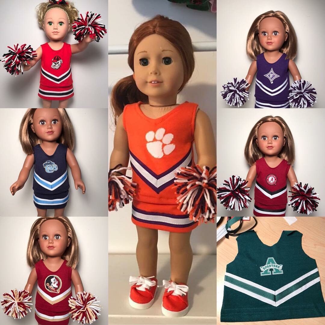 Your Team Cheer Outfits! Made to Order. (DOLL NOT INCLUDED) - Etsy